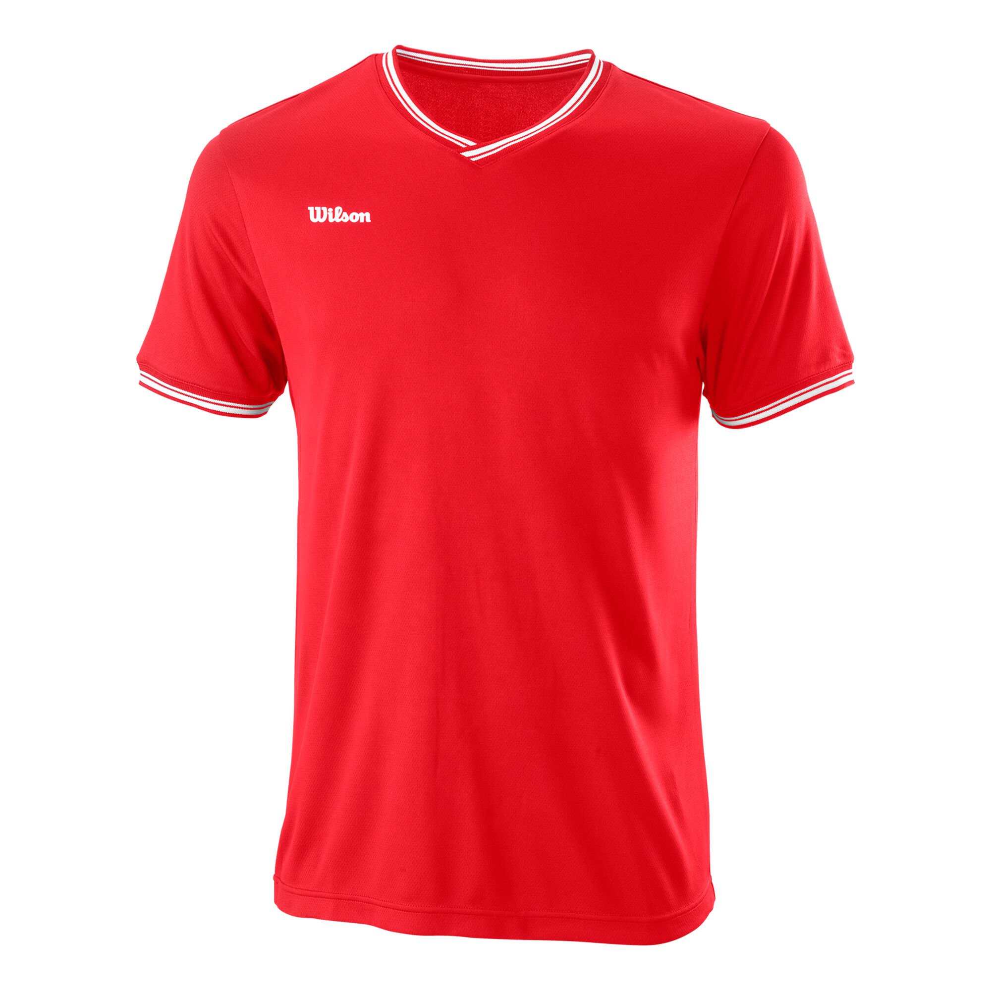Wilson T-Shirt Herren - Rot, Weiß online kaufen | CenterCourt.de