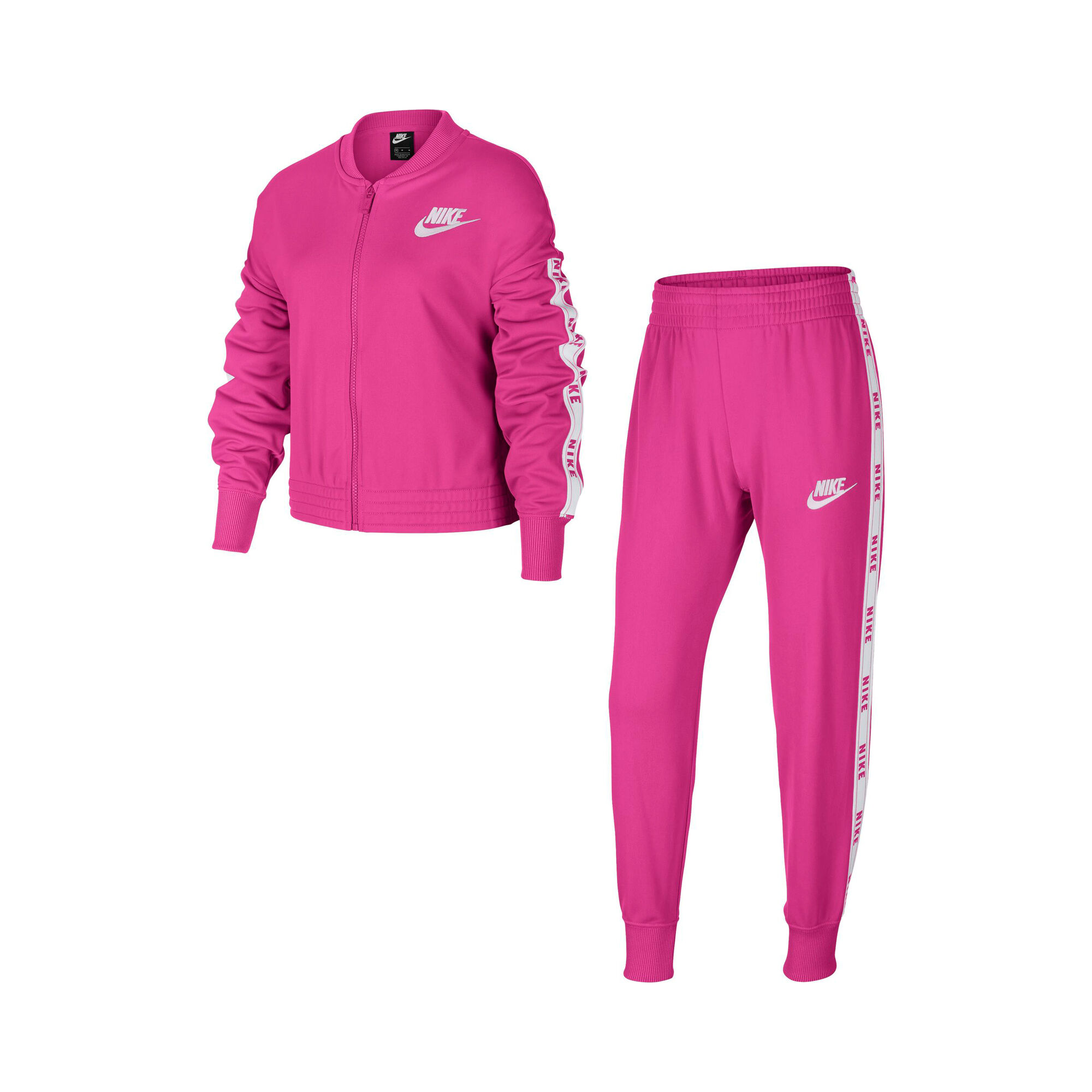 Nike Sportswear Tricot Trainingsanzug Mädchen Pink Weiß Online Kaufen