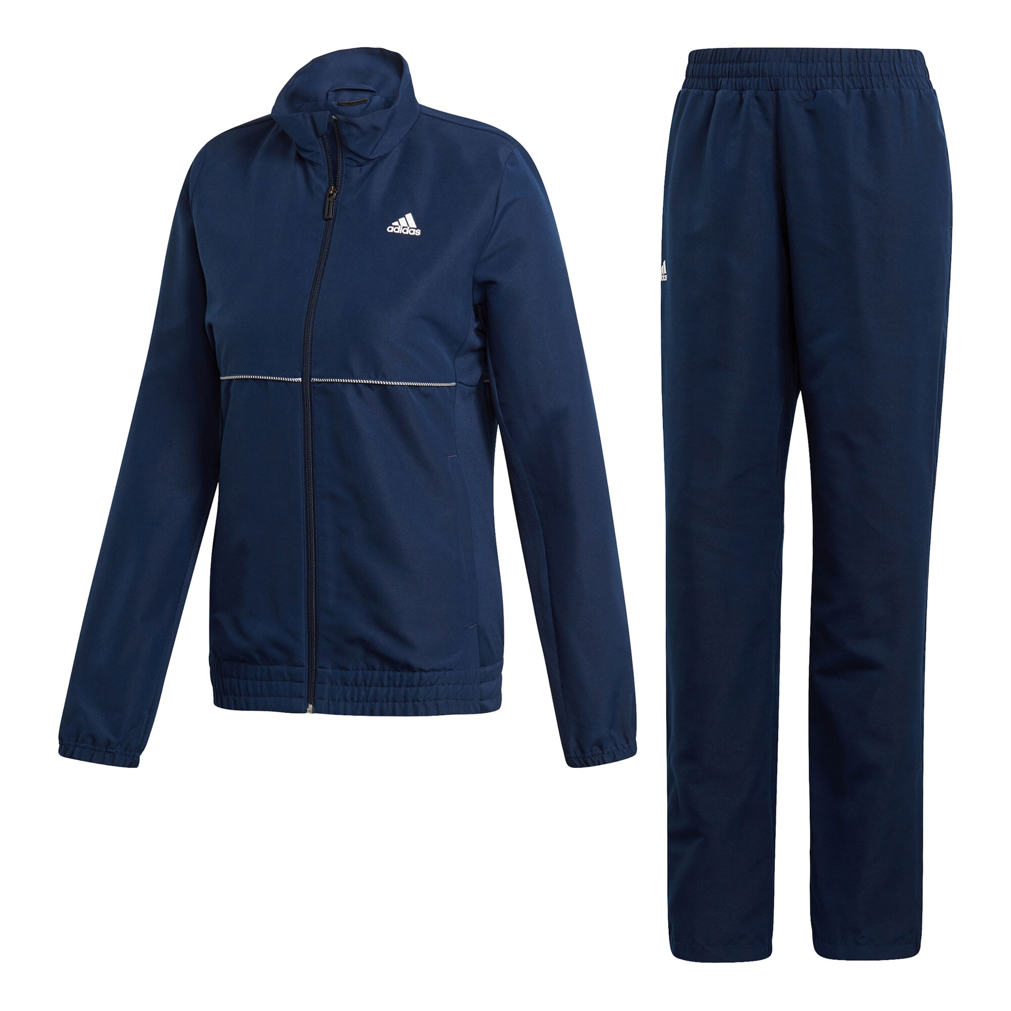 Adidas Club Trainingsanzug Damen Dunkelblau Weiß Online Kaufen