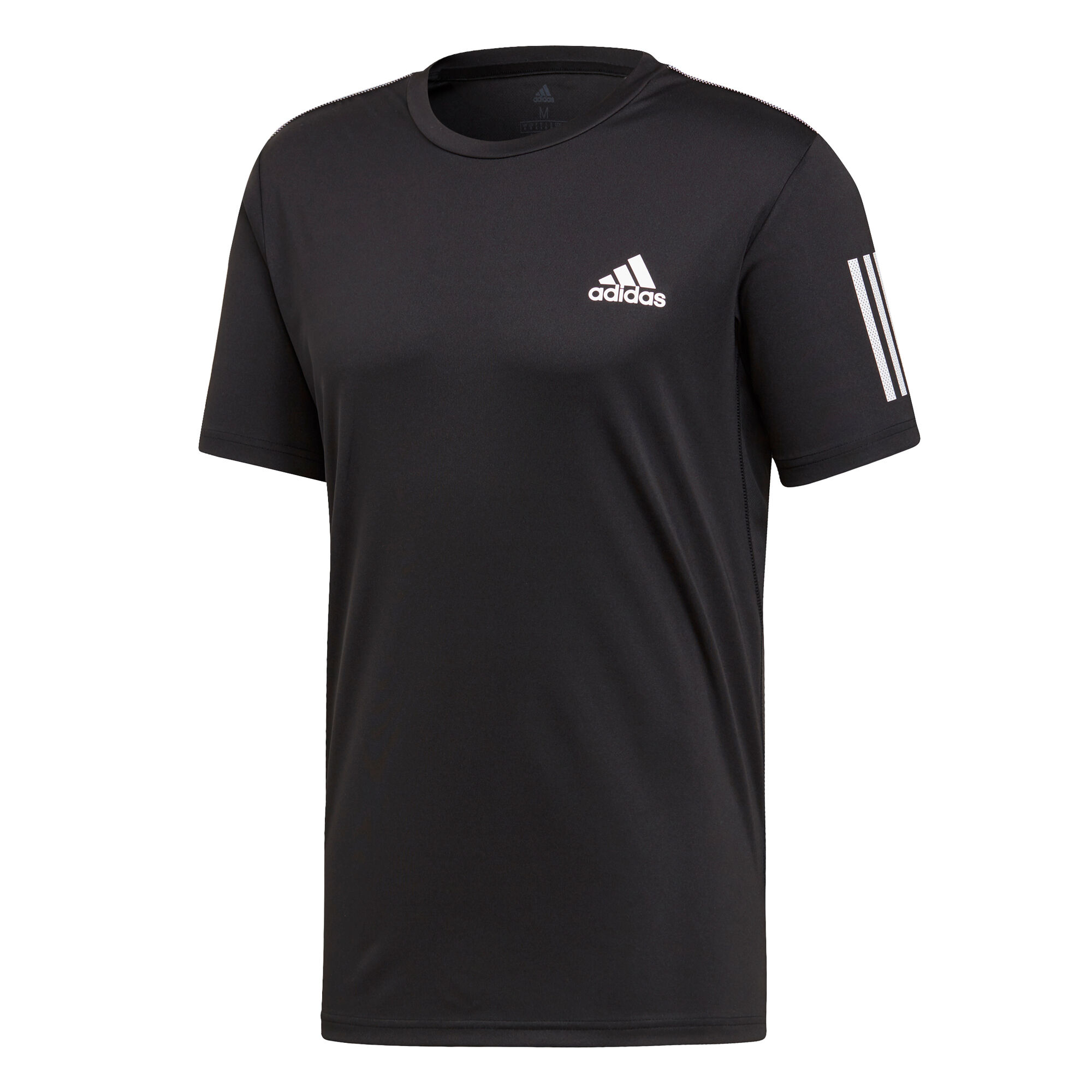 Adidas Club 3 Stripes T Shirt Herren Schwarz Weiß Online Kaufen