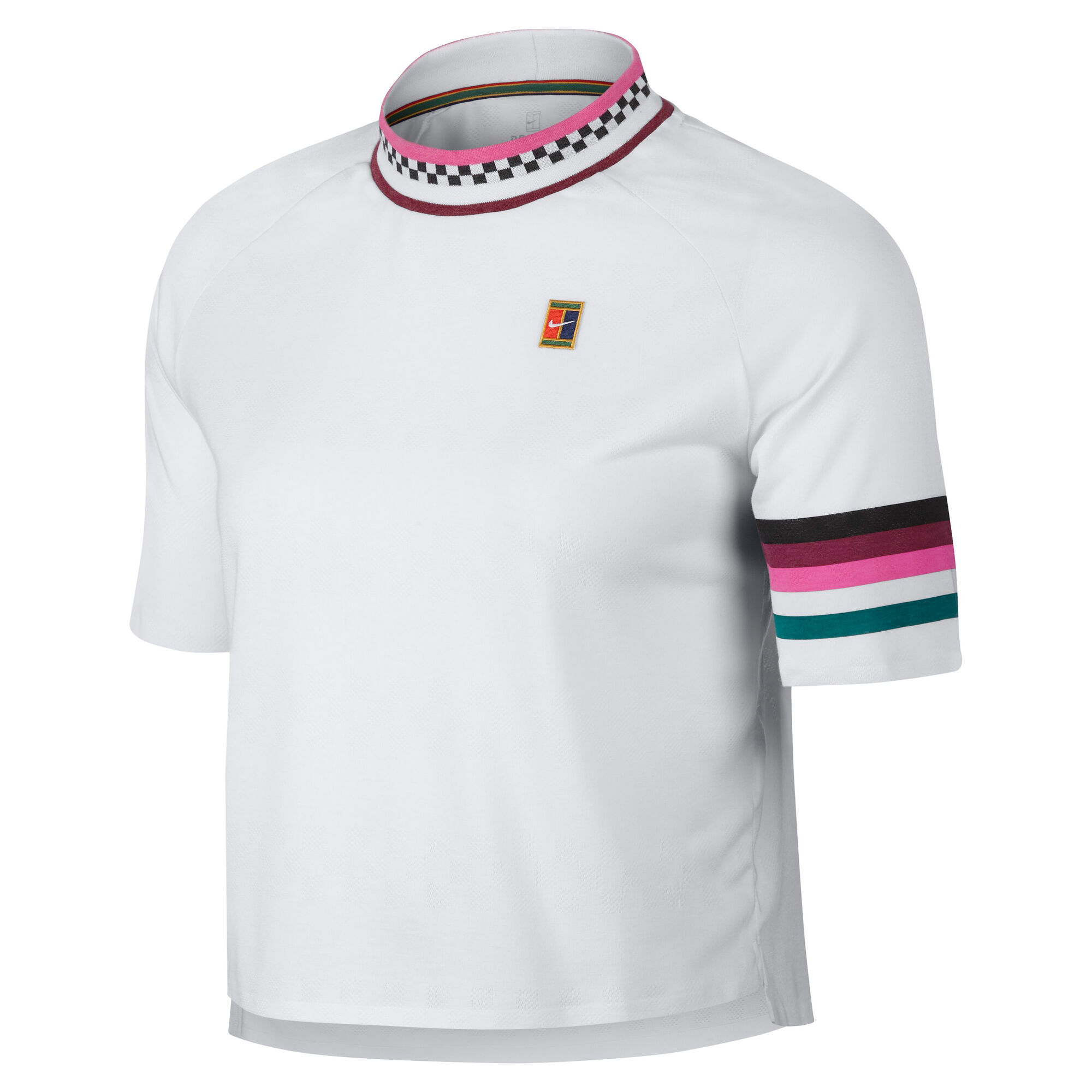 Nike Court Breathe Dri-FIT Slam T-Shirt Damen Weiß, Pink online kaufen ...