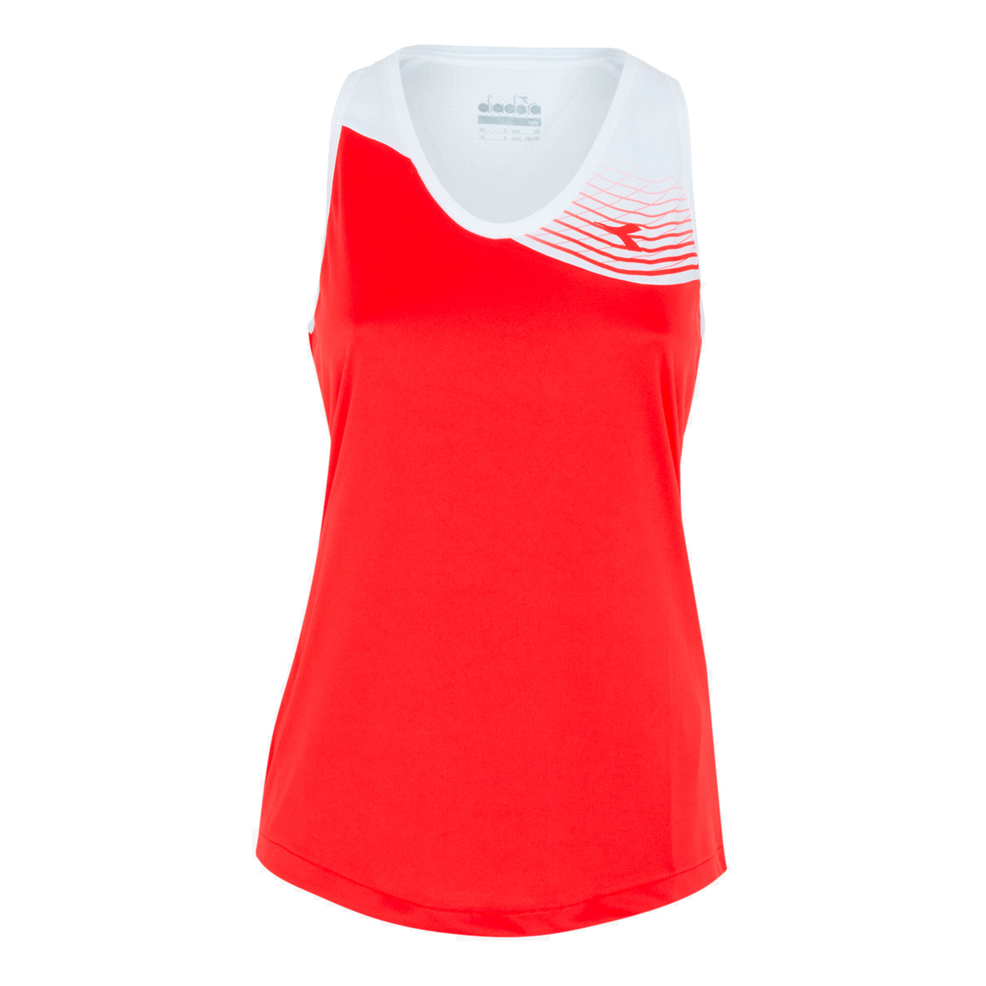 online kaufen | CenterCourt.de Diadora Court Tank-Top Damen - Rot, Weiß